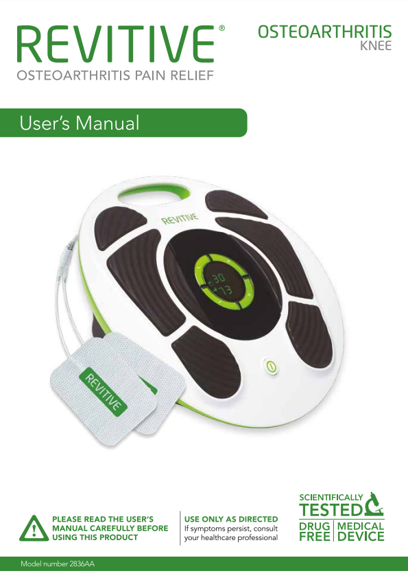 Revitive Osteoarthritis-Knee User Manual – Revitive Australia